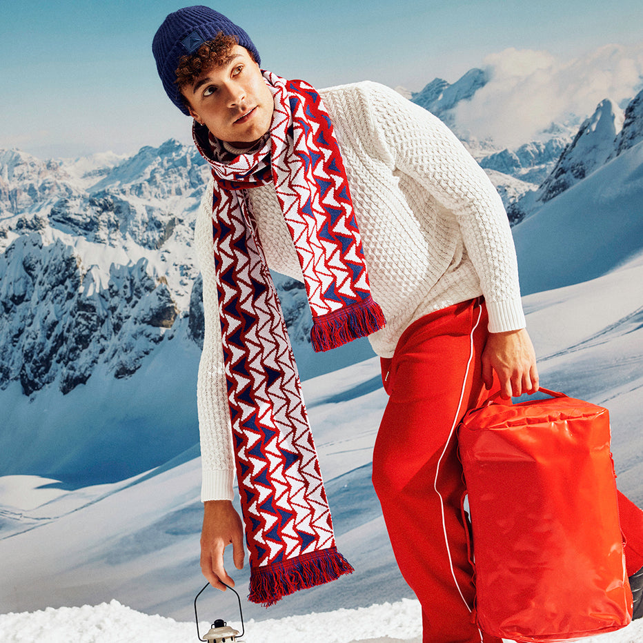 Peaks + Valleys Oversized Knit Scarf – Delta Shop