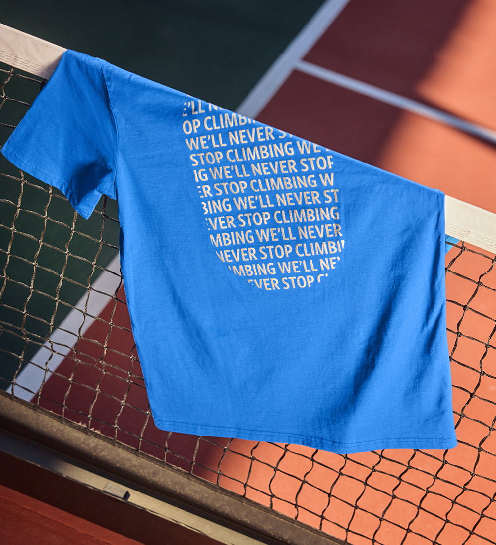 Never Stop Climbing Tee | Delta Shop